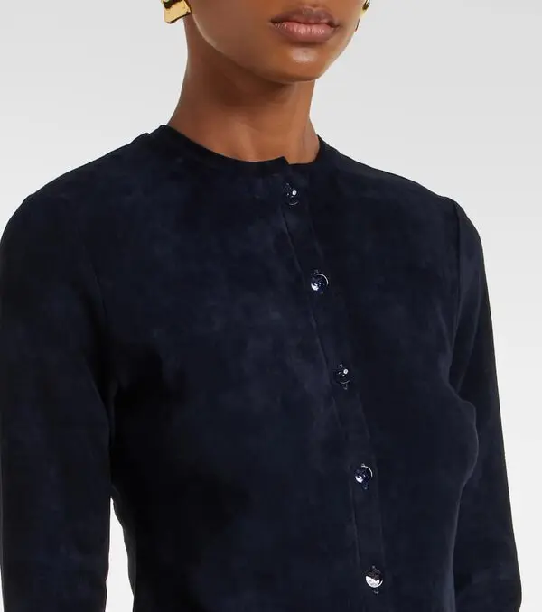 Stouls Astrid 24 Suede Cardigan - Blue