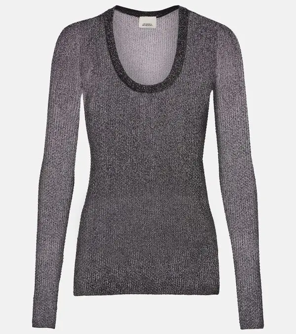 Isabel Marant Thalia Lamé Top