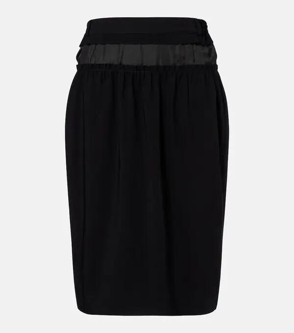 MAISON MARGIELA Four Stitches Pencil Skirt - Black