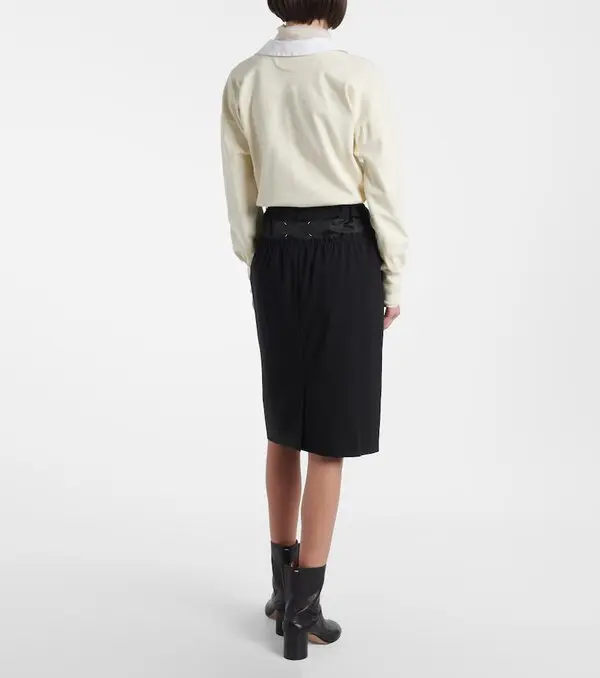 MAISON MARGIELA Four Stitches Pencil Skirt