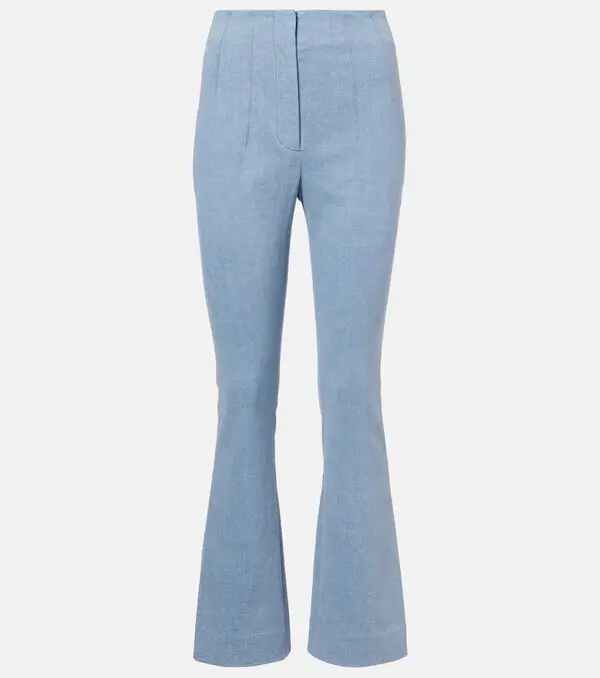 Veronica Beard Hawthorne Flared Jeans - Blue