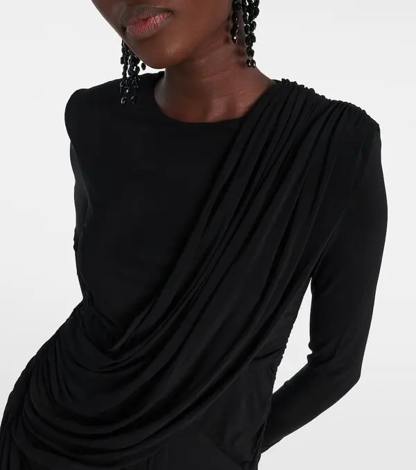 Isabel Marant Étoile Georgia Draped Jersey Minidress