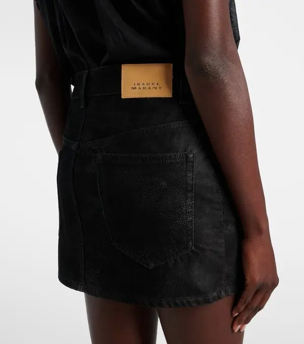 MARANT ETOILE Isabel Mini Skirt - Black