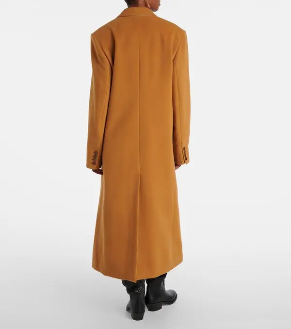 Isabel Marant Étoile Ellenita Wool-blend Coat - Brown