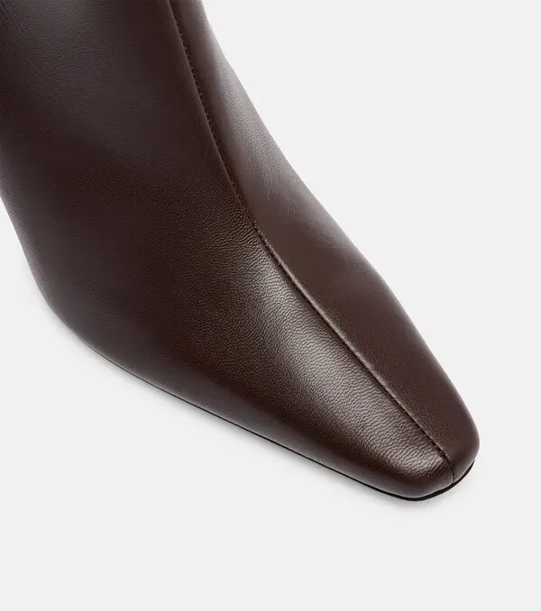 Staud Wally 90 Leather Ankle Boots