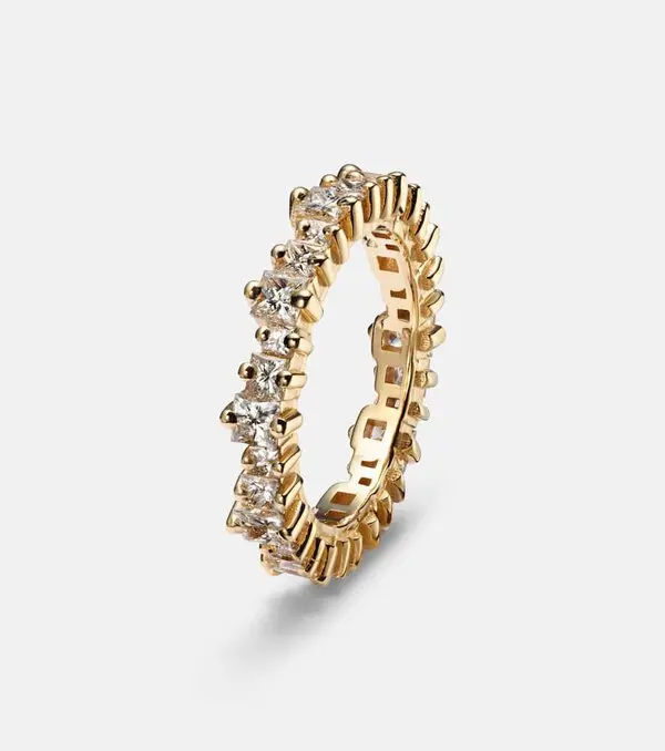 SUZANNE KALAN Milli 18kt Tech Ring Jackets With Diamonds