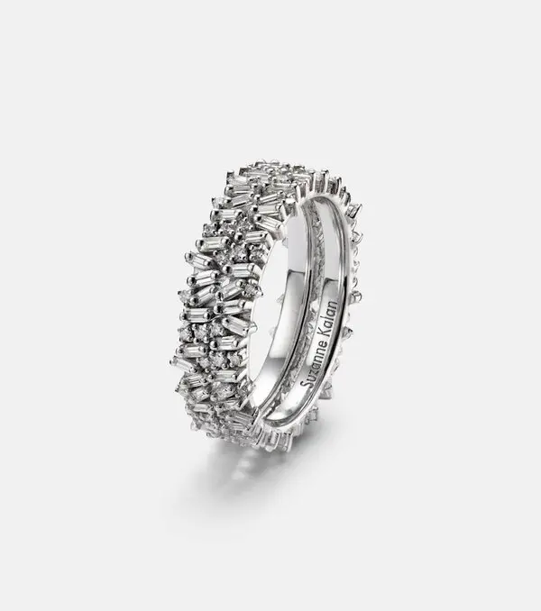 SUZANNE KALAN White Gold Diamond Ring - Silver