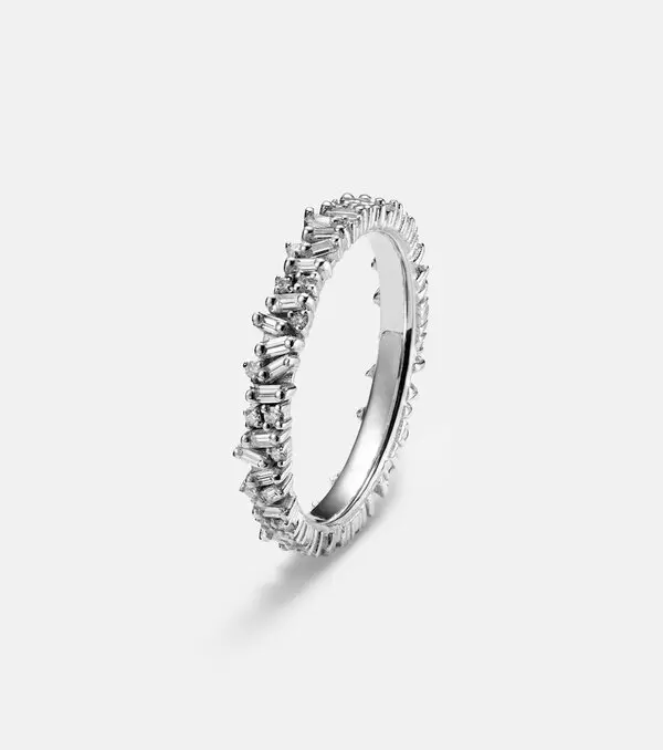SUZANNE KALAN White Gold Diamond Ring - Silver
