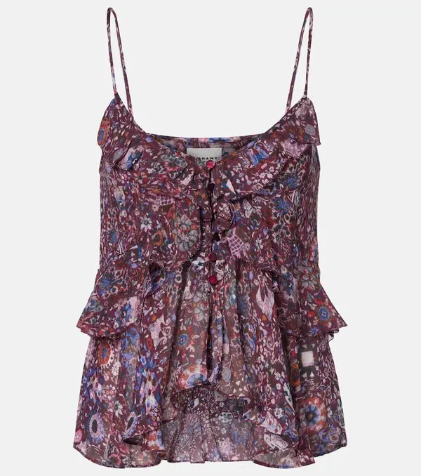 MARANT ETOILE Briara Printed Top