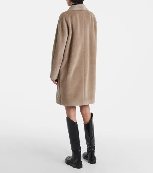 Max Mara Roseto Alpaca And Wool Coat