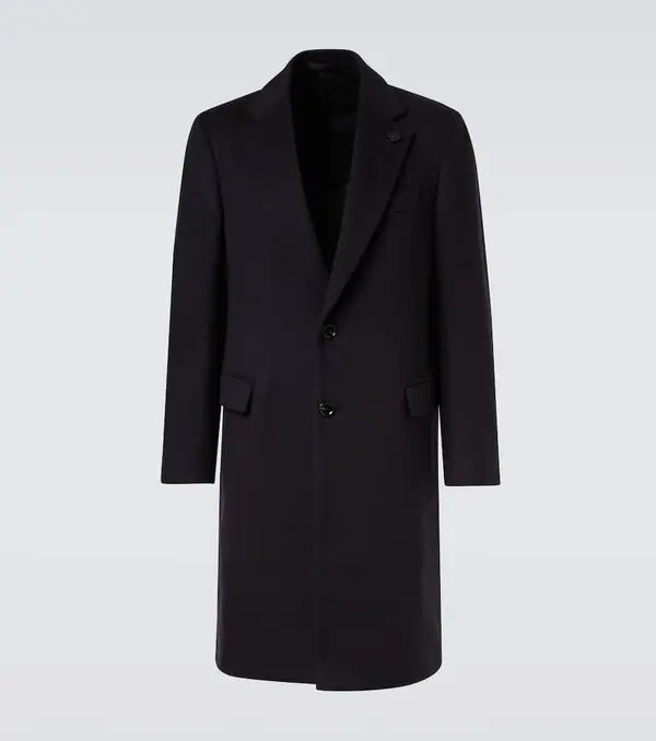 LARDINI Virgin Wool Overcoat