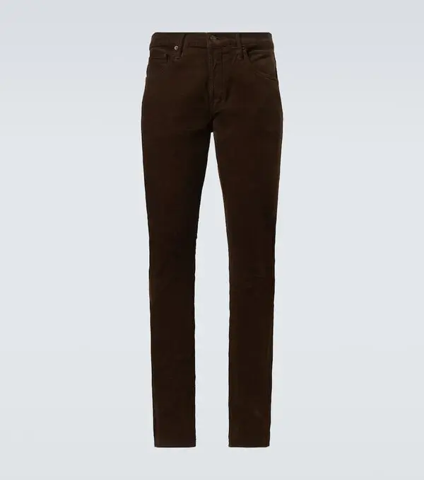 TOM FORD Mid-rise Slim Jeans - Brown