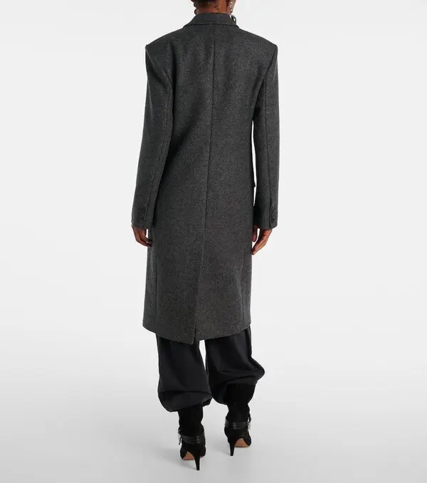 Isabel Marant Étoile Irene Double-breasted Virgin Wool Coat