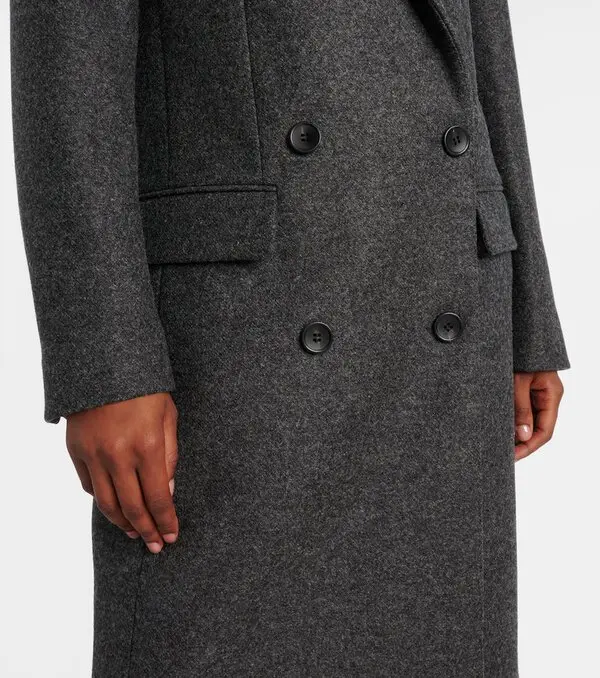 Isabel Marant Étoile Irene Double-breasted Virgin Wool Coat