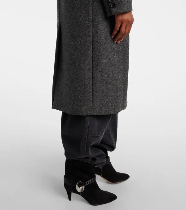 Isabel Marant Étoile Irene Double-breasted Virgin Wool Coat