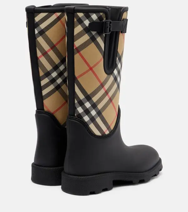 Burberry - Marsh Check Rain Boots