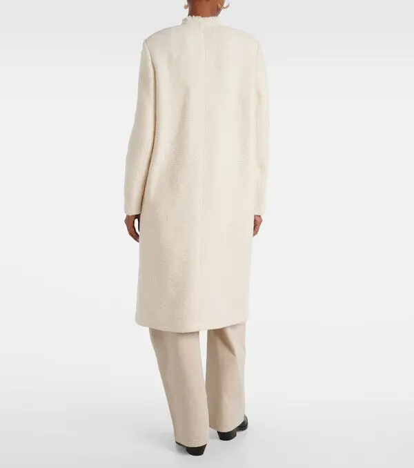 Isabel Marant Étoile Gameia Cotton And Linen Coat - Beige
