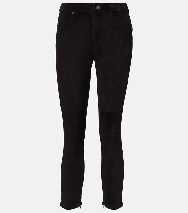 Isabel Marant Étoile Dorothea Suede Slim Pants