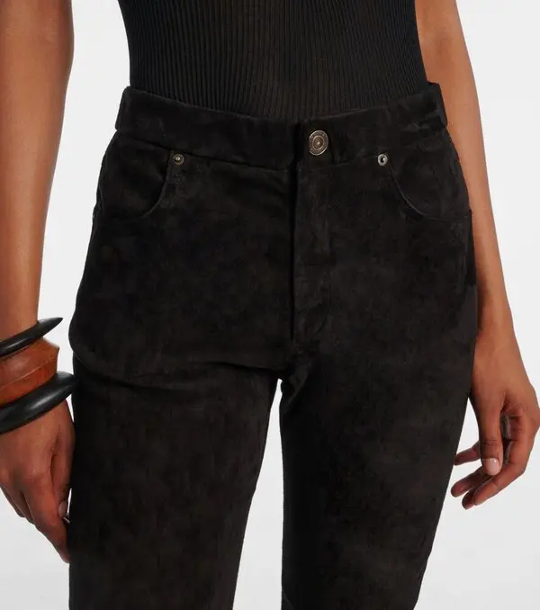 Isabel Marant Étoile Dorothea Suede Slim Pants