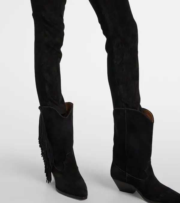 Isabel Marant Étoile Dorothea Suede Slim Pants