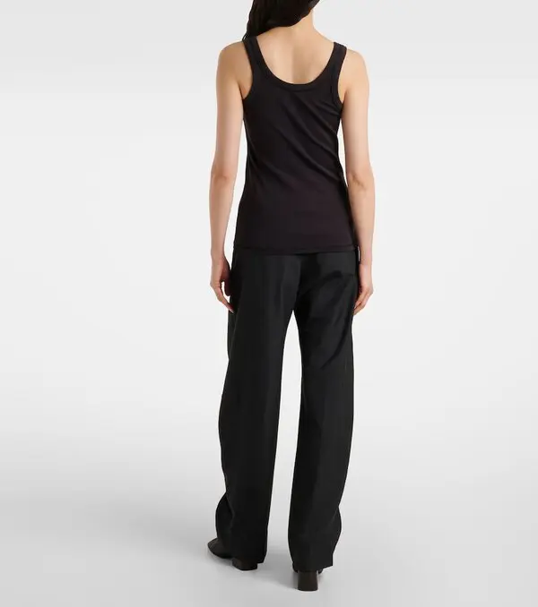 LEMAIRE Cotton Jersey Tank Top - Black