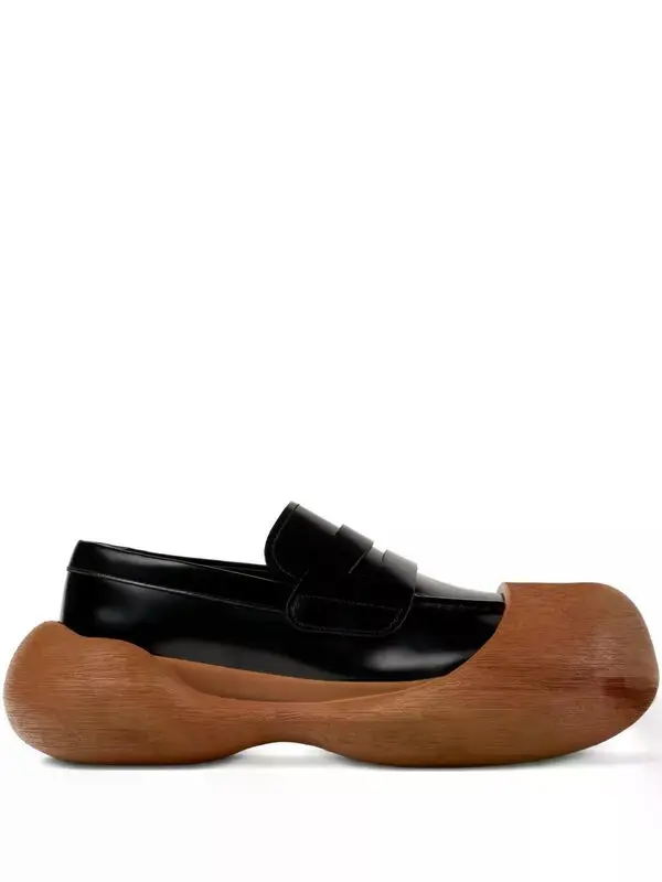 Camper Caramba Penny Leather Loafers