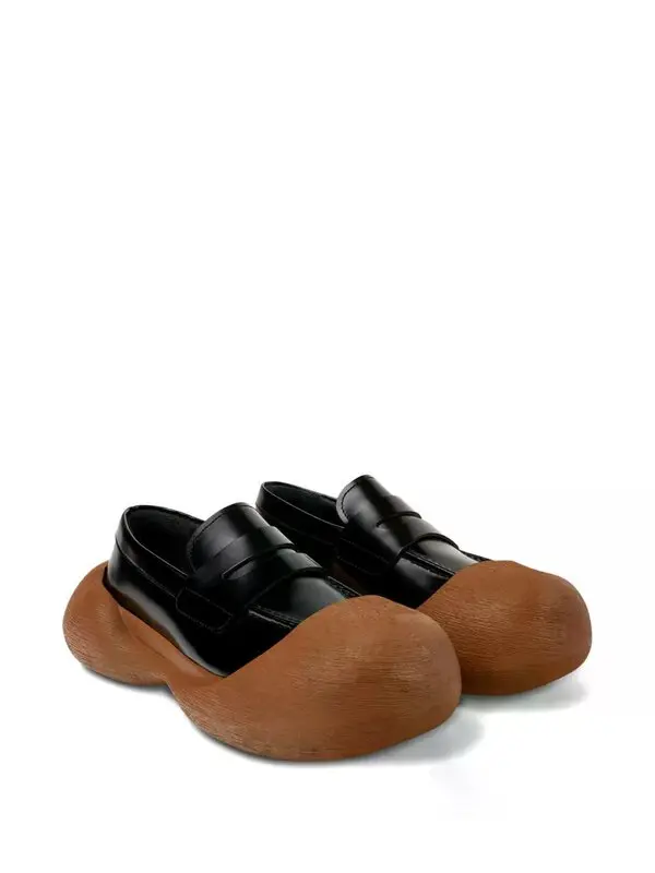 Camper Caramba Penny Leather Loafers