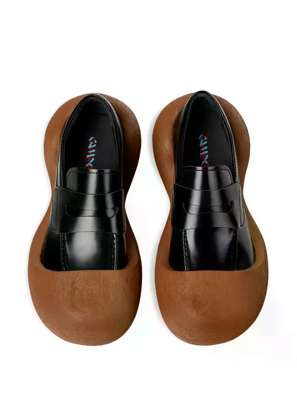 Camper Caramba Penny Leather Loafers