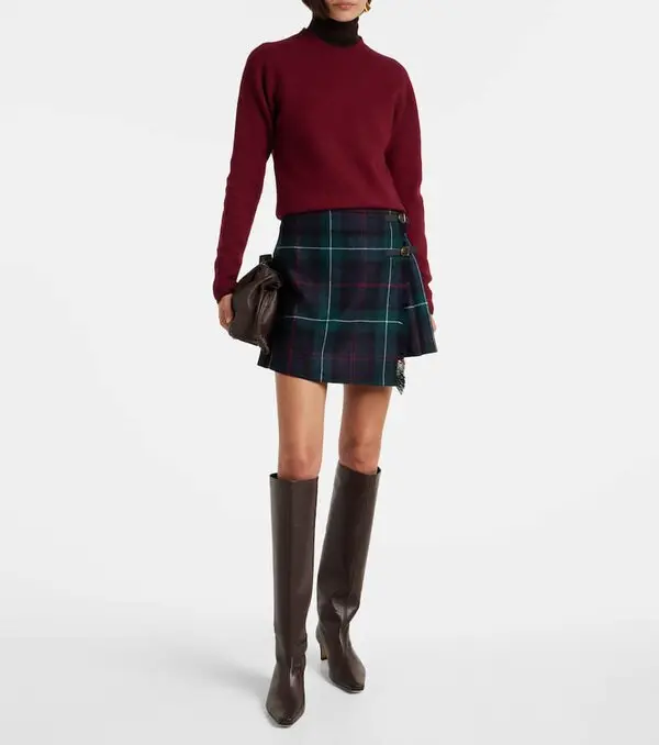 Staud Wally 55 Leather Knee-high Boots - Brown