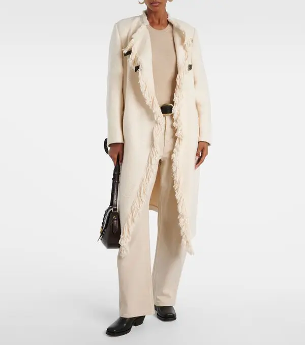 Isabel Marant Étoile Gameia Cotton And Linen Coat - Beige