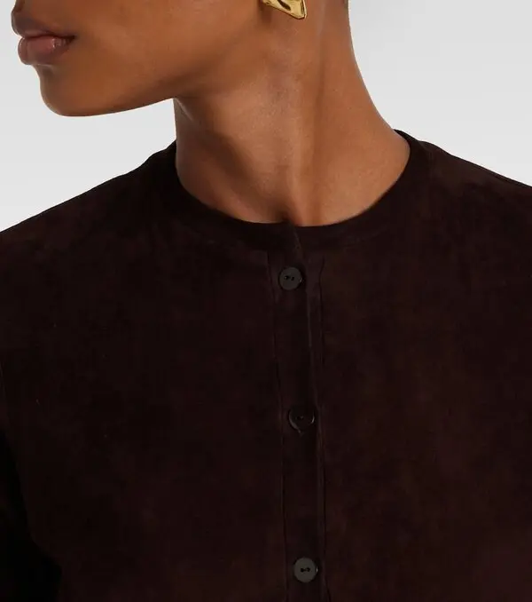 Stouls Astrid Suede Cardigan - Brown