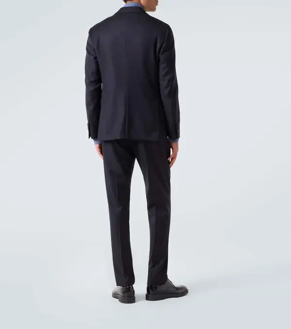 LARDINI Virgin Wool Suit - Blue
