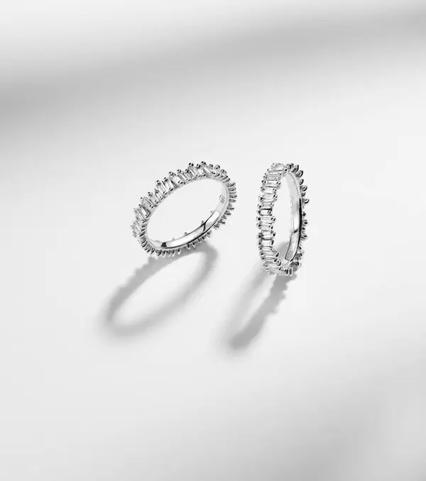 SUZANNE KALAN Midi 18kt White Gold Diamond Ring