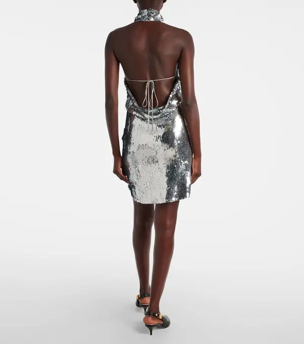Balmain Sequined Mini Dress