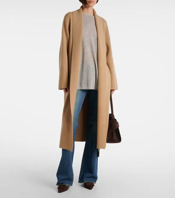 NILI LOTAN Harmon Wool Wrap Cardigan
