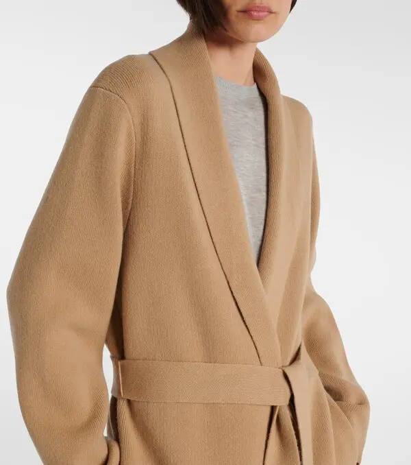 NILI LOTAN Harmon Wool Wrap Cardigan