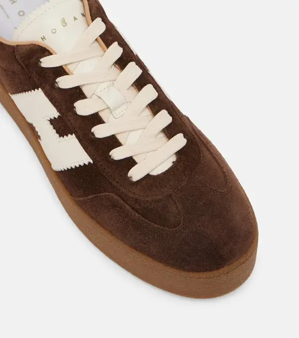 Hogan Cool Suede Platform Sneakers - Brown