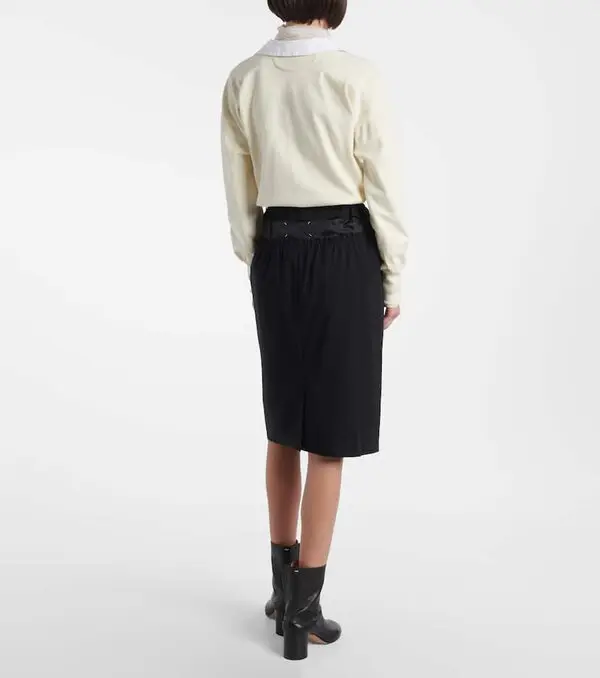 MAISON MARGIELA Four Stitches Pencil Skirt