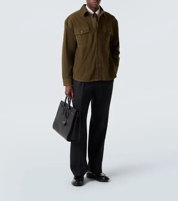 Saint Laurent Cotton Corduroy Overshirt