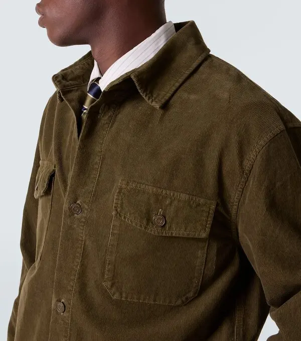 Saint Laurent Cotton Corduroy Overshirt