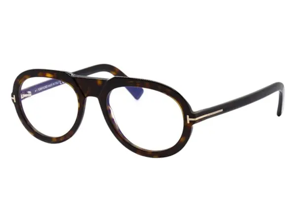 TOM FORD Aviator Eyeglasses - Shiny/dark/havana (ft5756