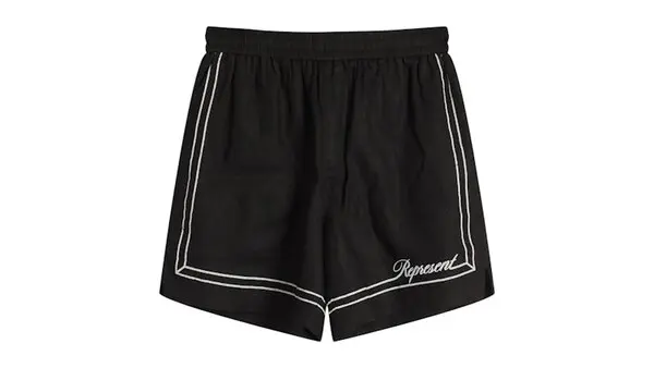 REPRESENT Border Short - Jet Black