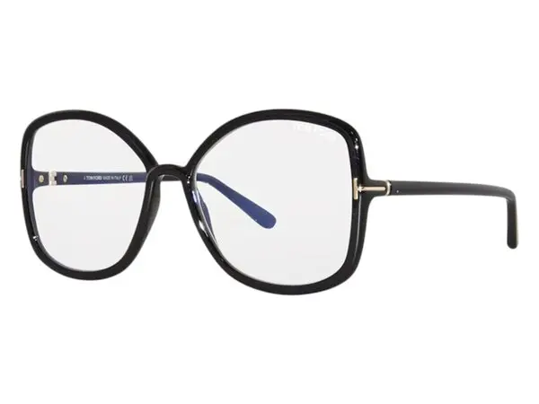TOM FORD Butterfly Eyeglasses - Black (ft5845/b 001)