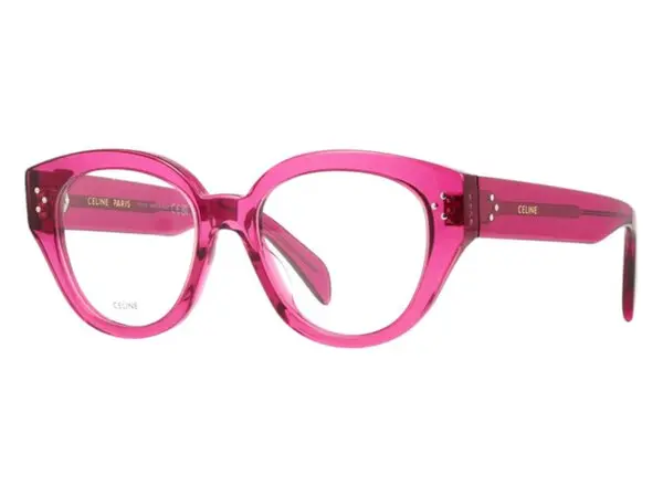 Celine Cat Eye Eyeglasses - Transparent Cherry (cl50132i 081)