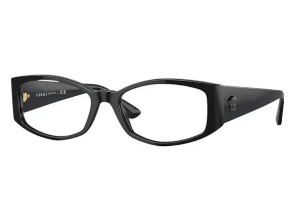 Versace Geometric Eyeglasses - Black (ve3343 Gb1)