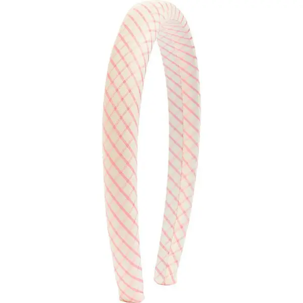 L. Erickson Inglewood Plaid Headband - Pink