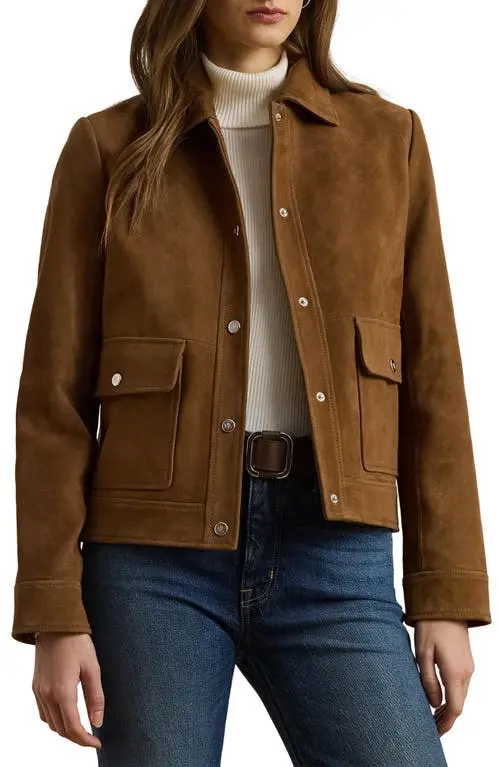 Ralph Lauren Suede Jacket - Vicuna