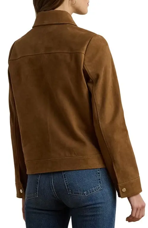 Ralph Lauren Suede Jacket - Vicuna