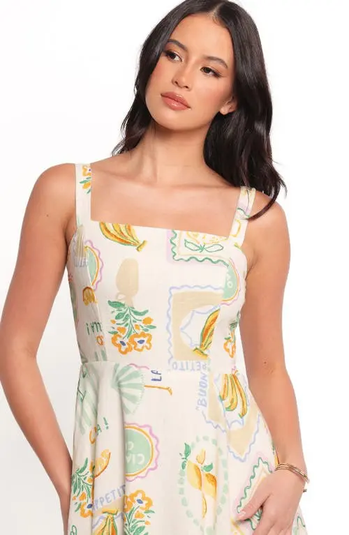 PETAL & PUP Willow Print A-line Mini Dress