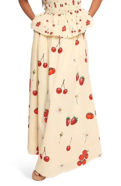PETAL & PUP Remira Printed Maxi Skirt